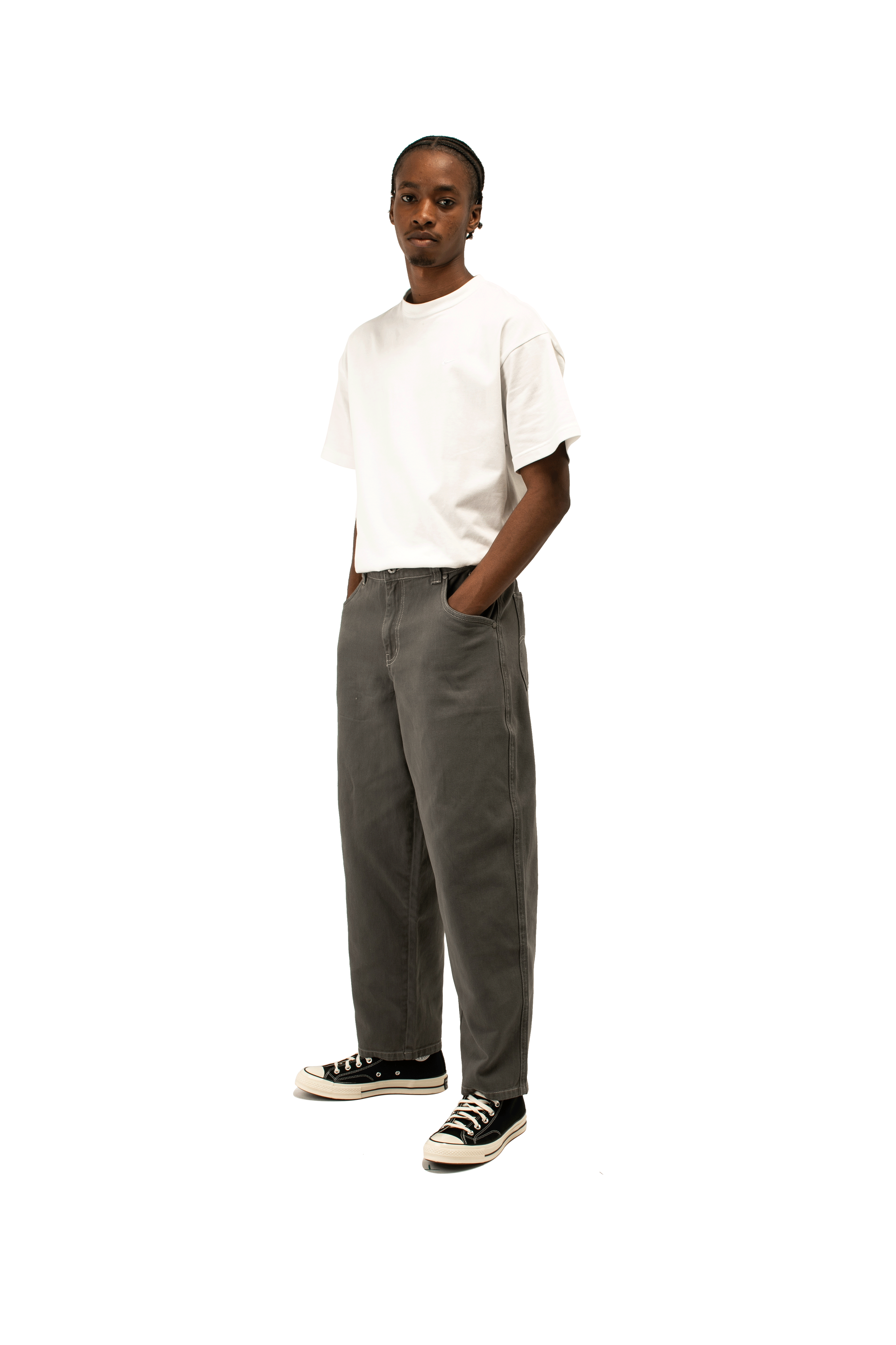 Classic Baggy Denim Pant One Block Down Classic Baggy Denim Pant One Block Down