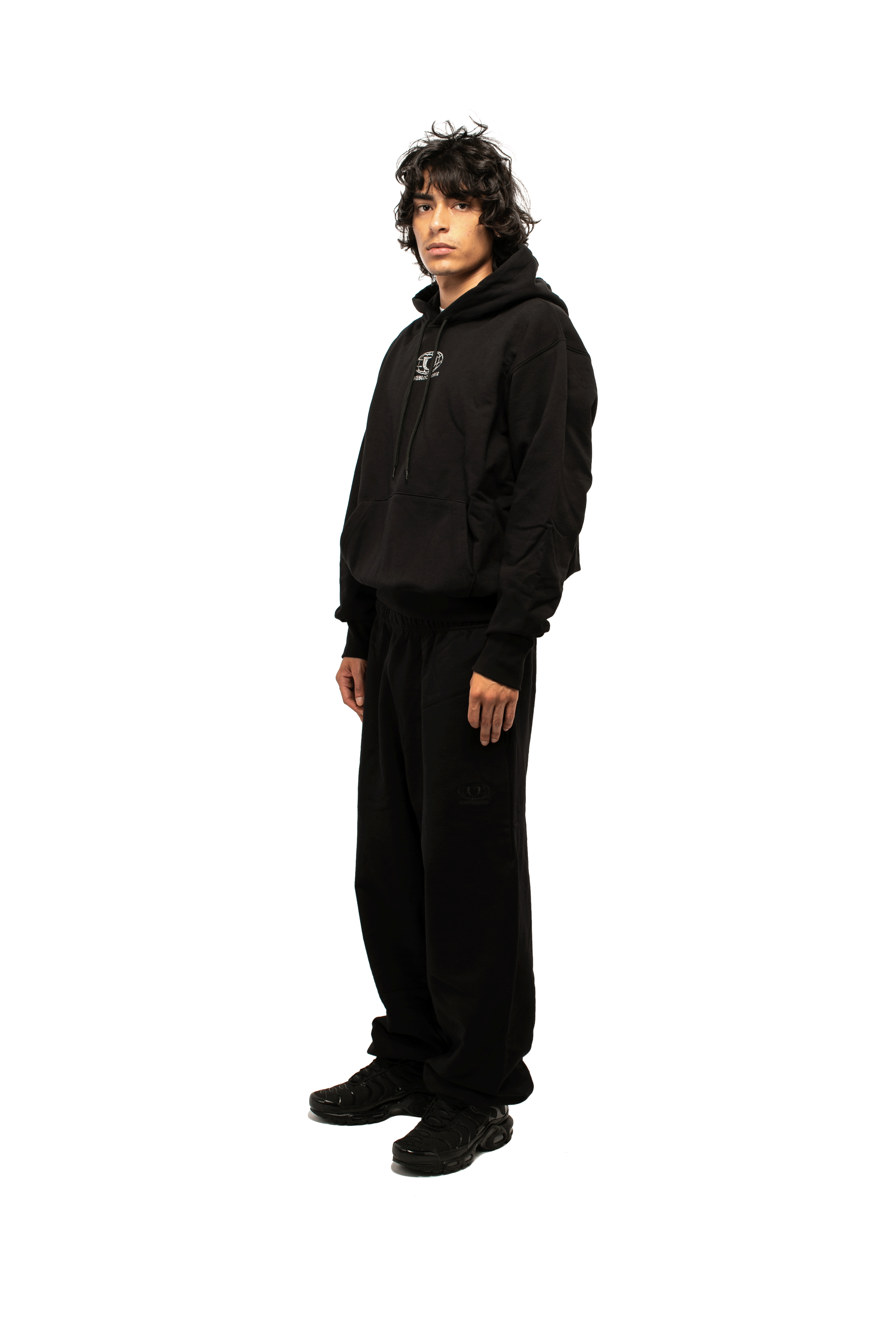 Sparkle Logo Hoodie – One Block Down