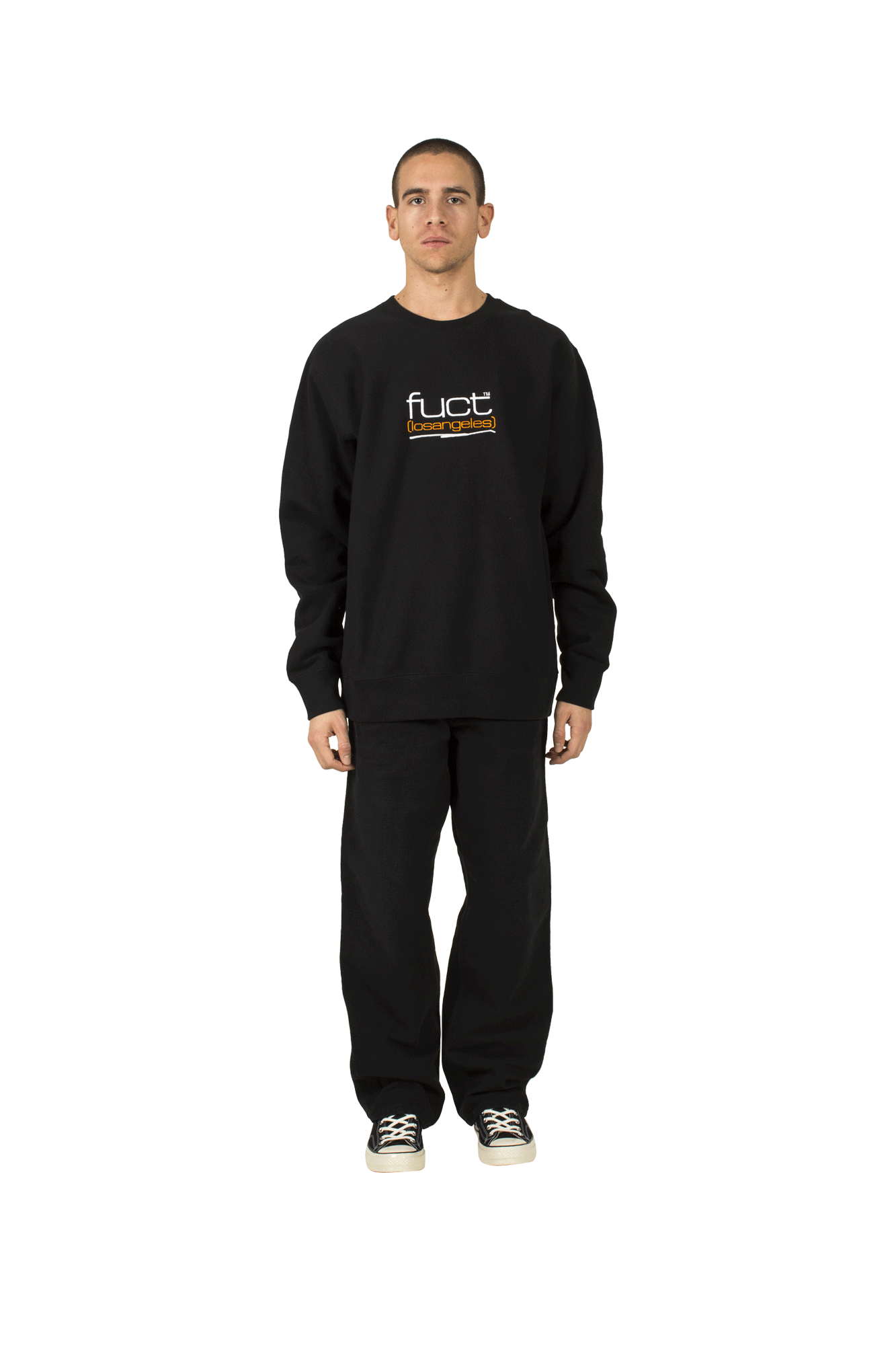 FUCT LA EMBROIDERED Crewneck sweatshirt – One Block Down