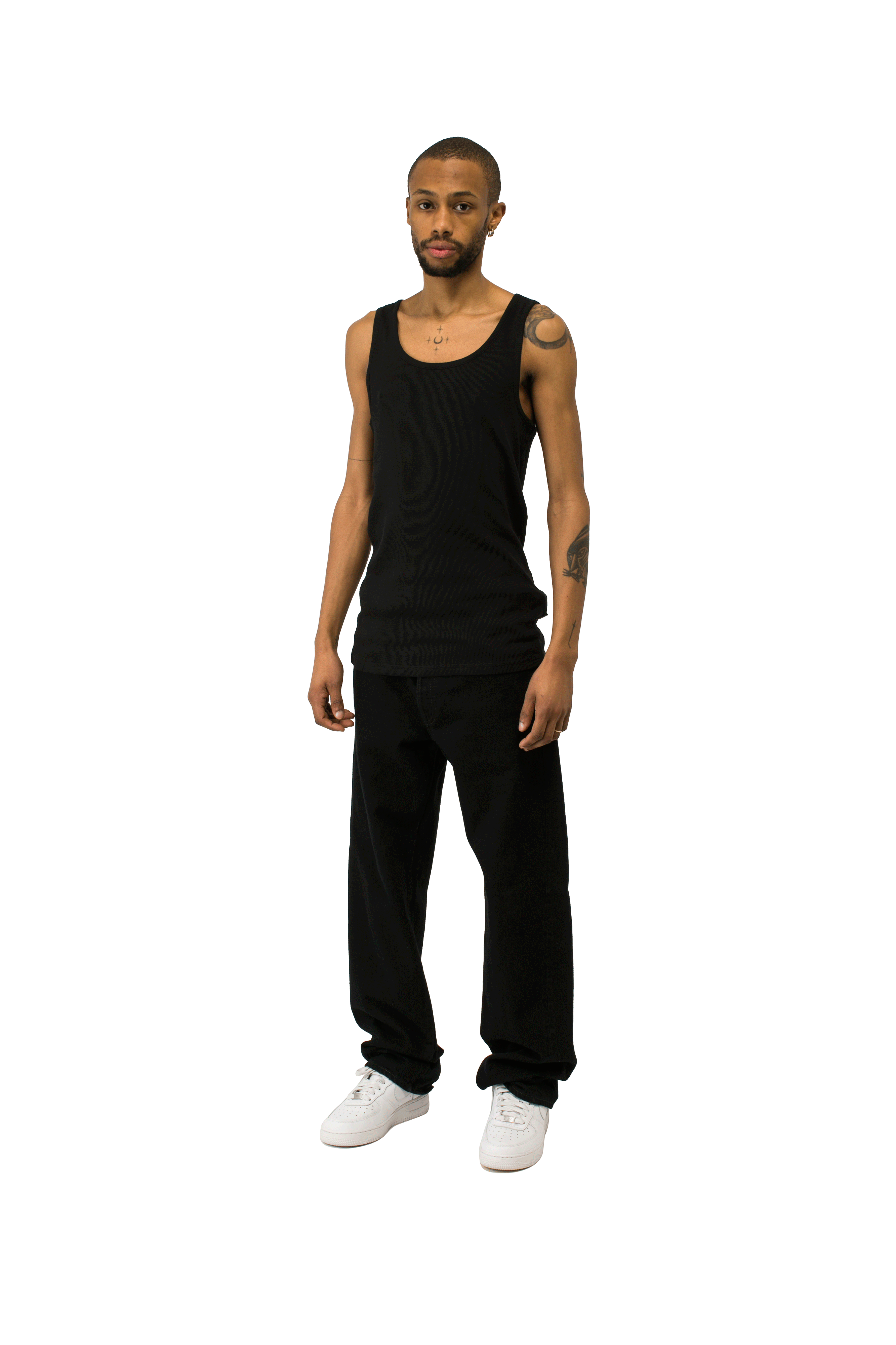 A-Shirt Organic Cotton Ribbing 2X1 – One Block Down