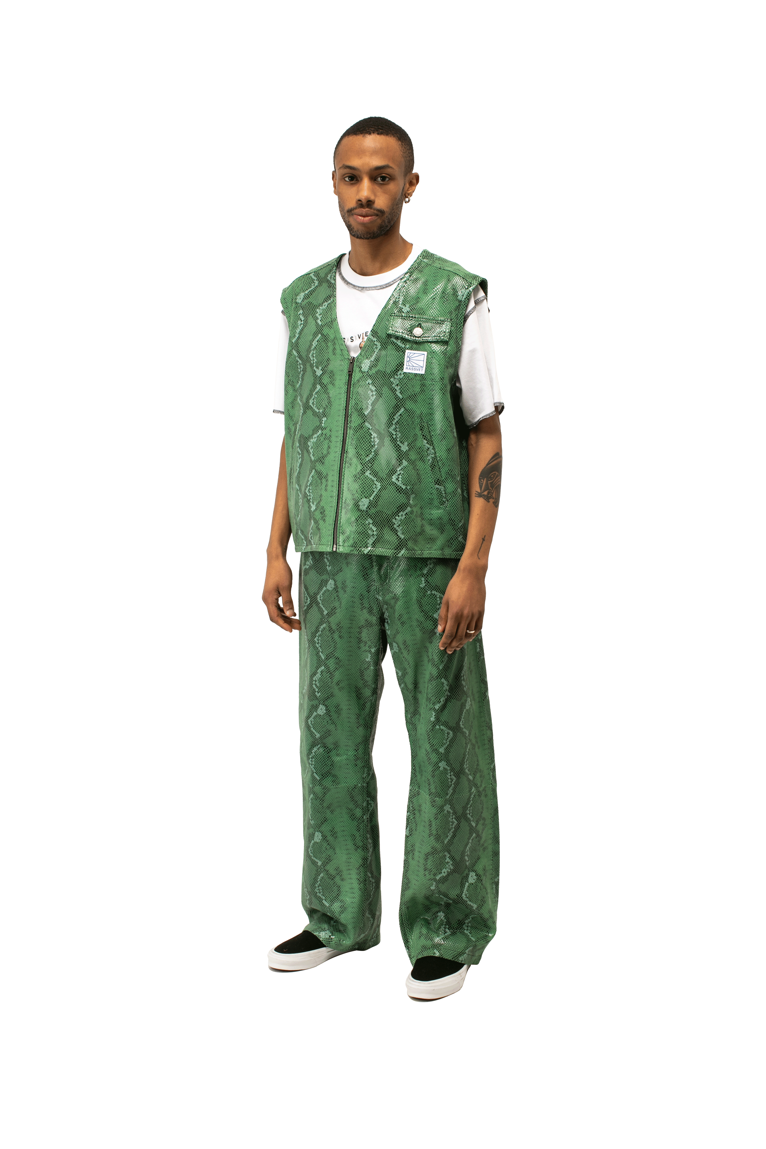 Rassvet Coats & Jackets Leather Snake vest