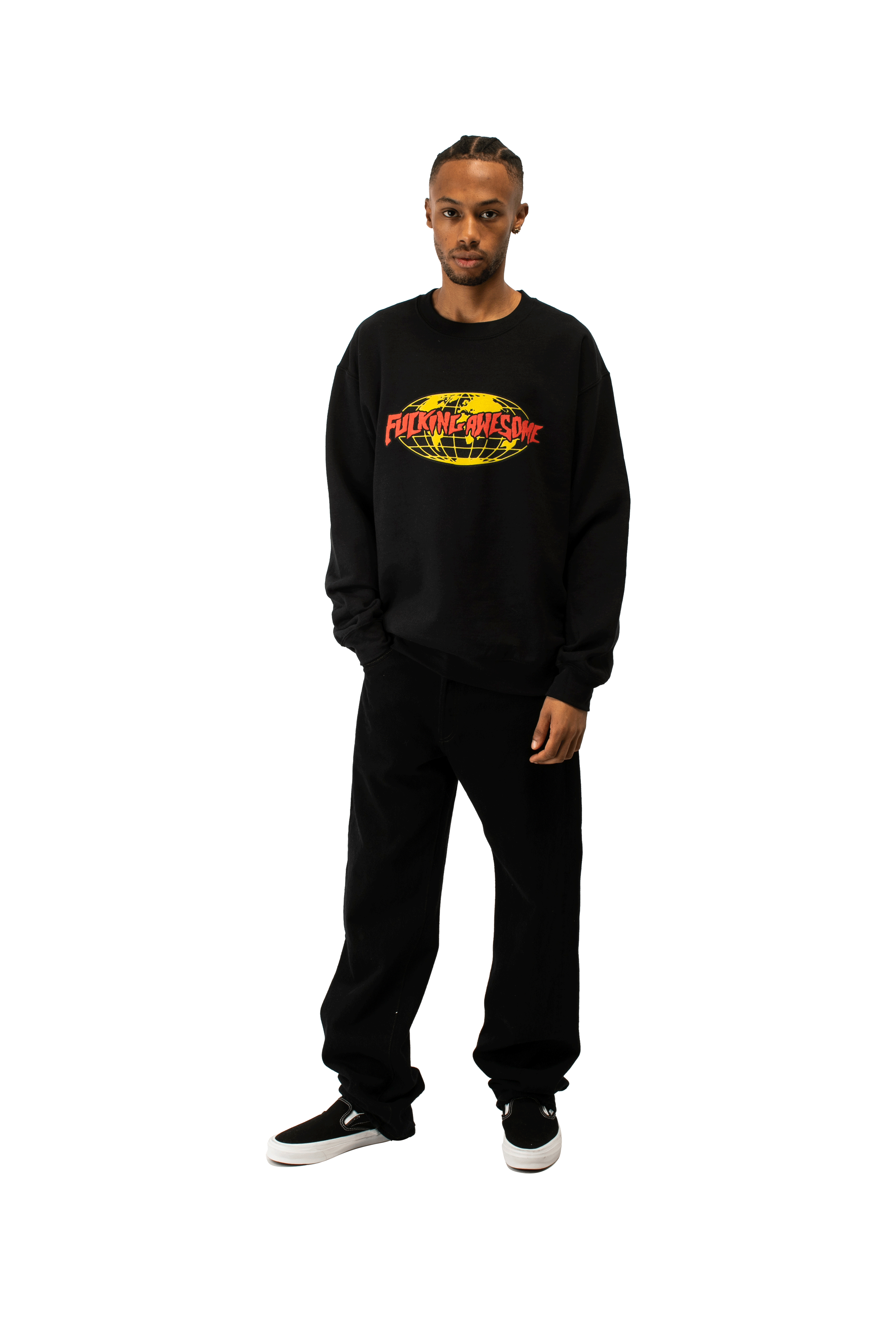Fa World Logo Crewneck One Block Down